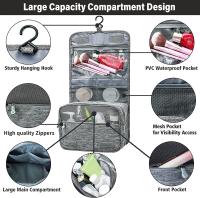 China Waterproof Portable Travel Toiletry Bag for Men Women Custom Logo 1000 PCS for sale