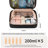 China Large Capacity Travel Toiletry Bag with Hook for Men Women Custom Logo 1000 PCS MOQ for sale