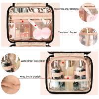 China Large Capacity Travel Toiletry Bag with Hook for Men Women Custom Logo 1000 PCS MOQ for sale