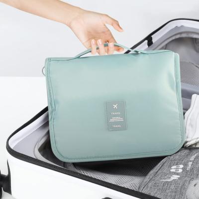 China Large Capacity Waterproof Toiletry Bag with Multiple Compartments Customizable for sale