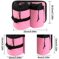 China Durable Nylon Luggage Travel Cup Holder 12x16cm Fits All Suitcase Handles Free Hand Drink Bag for sale