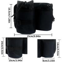 China Durable Nylon Luggage Travel Cup Holder 12x16cm Fits All Suitcase Handles Free Hand Drink Bag for sale