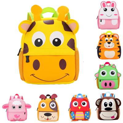 China Kindergarten Cartoon 3D Backpack Waterproof Kids School Bag 20L Travel Outdoor for sale