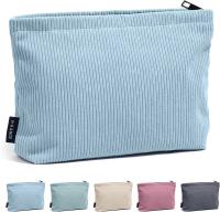 China lager capaccity light weight corduroy toiletry bags for sale