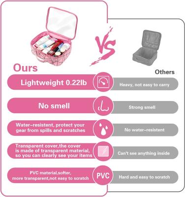 China Waterproof Toiletry Travel Bag 30cm Cosmetic Organizer Custom Logo for sale