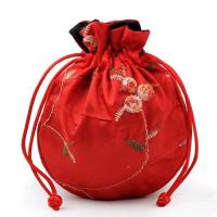China Multicolor Chinese Silk Drawstring Bag 13x11 cm Brocade Jewelry Pouch Gift Pouch for sale