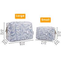 China Customized Solid Pattern Cosmetic Bag Organizer Waterproof 1000 PCS MOQ for sale
