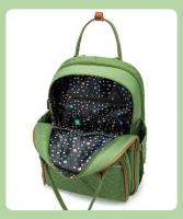 China Waterproof Custom Logo Mommy Baby Diaper Bag Backpack with Changing Bed 15L for sale