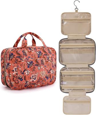 China Waterproof Large Capacity Toiletry Bag with Handle Custom Size 1000 PCS MOQ for sale
