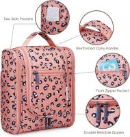 China Custom Polyester Travel Toiletry Bag Waterproof Cosmetic Organizer 1000 PCS MOQ for sale