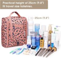 China Custom Polyester Travel Toiletry Bag Waterproof Cosmetic Organizer 1000 PCS MOQ for sale