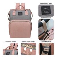 China Custom Mummy Maternity Baby Diaper Bag Large Capacity 30L Travel Backpack with Changing Pad for sale