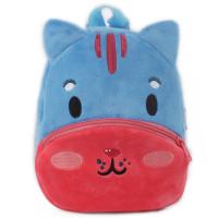 China 3D Cartoon Print Plush Kids Backpack for Kindergarten Boys Girls 23cm Mini School Bag for sale