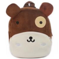China 3D Cartoon Print Plush Kids Backpack for Kindergarten Boys Girls 23cm Mini School Bag for sale