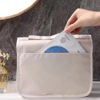 China Large Oxford Women Travel Cosmetic Bag Organizer Dopp Kit Hanging 24x20x40cm Water Resistant for sale