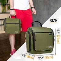 China Large Hanging Travel Toiletry Bag Waterproof 12.2x3.15x10.63 inch with Hook for Men Women for sale