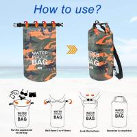 China PVC Waterproof Diving Bag 5L 10L Large Capacity Outdoor Waterproof Bag for Camping and Travel for sale