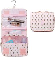 China Cactus Waterproof Cosmetic Bag 24x19.5x8.9cm Portable Travel Toiletries Makeup Pouch for Women for sale