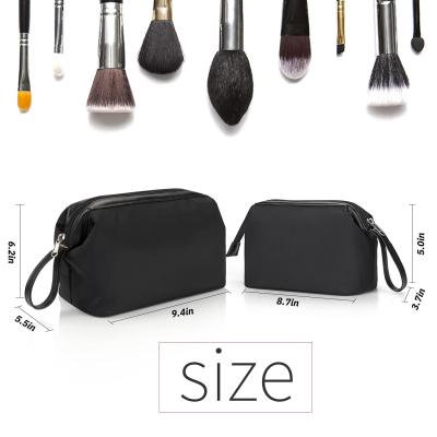China Wholesale Adult Mens Polyester Cosmetic Toiletry Bag Custom Washed 11.8x7x7 cm Travel Toilet Bag for sale