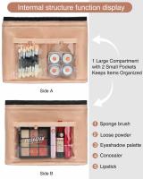 China Wholesale Adult Mens Polyester Cosmetic Toiletry Bag Custom Washed 11.8x7x7 cm Travel Toilet Bag for sale