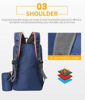 China 23L Foldable Ultralight Mountaineering Backpack for Outdoor Cycling Hiking Travel for sale