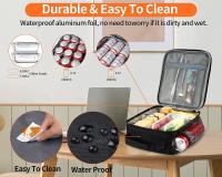 China Lightweight Insulated Tote Lunch Box 22x11x26cm Waterproof Cooler Bag with Handle for sale