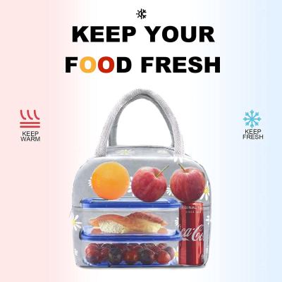 China Insulated Tote Lunch Bag 9x6x7.9 Inches Lightweight Cooler for Travel School Picnic for sale