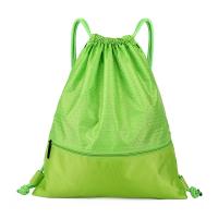 China Custom Reusable Polyester Drawstring Bag with Cotton Rope 20-30cm for Outdoor School for sale