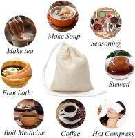 China Organic Cotton Reusable Shopping Bags 7x5inch Eco Friendly Fruit Grocery Bags for sale