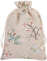 China Cotton Drawstring Bags 5x7 Inch Jewelry Pouches Wedding Favors Gift Bags for Christmas Party for sale