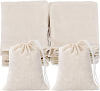 China Custom Cotton Drawstring Storage Bags 3x4 Inch Promotional Gift Bags for Retail Packaging for sale