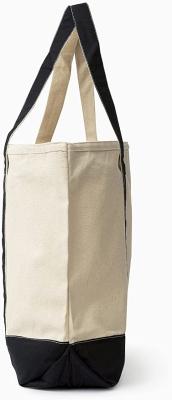 China Eco Canvas Bags with Clear LGO Pictures and Color Contrast Zipper Stationery Storage for sale