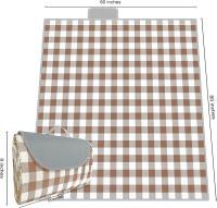 China Foldable Water Resistant Sand Mat Picnic Blanket 80x60 Inch for Beach Camping Hiking Travel for sale