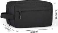 China Waterproof Hanging Toiletry Bag for Men 10x5x5.5 Inches Shockproof Travel Shaving Bag for sale