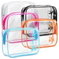 China Waterproof Clear Cosmetic Makeup Bag 7.5x5.5x2.2 Inch Shockproof Travel Case for sale