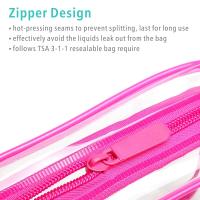 China Waterproof Clear Cosmetic Makeup Bag 7.5x5.5x2.2 Inch Shockproof Travel Case for sale