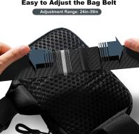 China Waterproof Anti-theft Crossbody Chest Bag 22cm 16cm for Men Women Travel Shoulder Messenger for sale