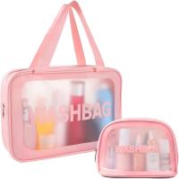 China Water Resistant Travel Toiletry Makeup Bag 11.8x3.93x8.26 Inches with Handy Handle for sale