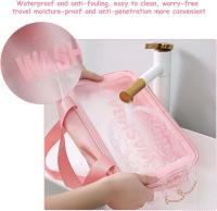 China Water Resistant Travel Toiletry Makeup Bag 11.8x3.93x8.26 Inches with Handy Handle for sale