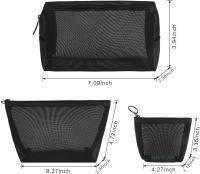 China Lightweight Travel Toiletry Bag Water Resistant 9.84 x 4.72 Inches with Handle for sale