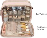 China Large Capacity Travel Toiletry Bag 11x7.8x4.3 Inches Water Resistant Makeup Cosmetic Organizer for sale
