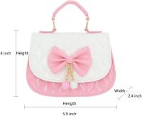 China Waterproof PU Leather Little Girls Crossbody Purse 5.9x2.4x4 Inch Toddler Mini Handbag for sale