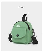 China Messenger Casual Small Canvas Bag Korean Style Cute Girl Crossbody Bag 20x15x8cm for sale