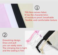 China Eco-Friendly Non Woven Drawstring Bags 32x44cm Custom Logo Waterproof Packaging for sale