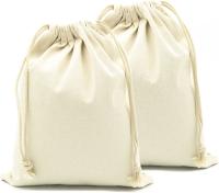 China Lightweight durable Small Cotton Canvas Muslin Drawstring Bag Bags for sale
