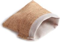 China Natural Burlap Drawstring Bags 4x3 Inch Reusable Jewelry Pouches Craft Gift Bags Bulk for sale