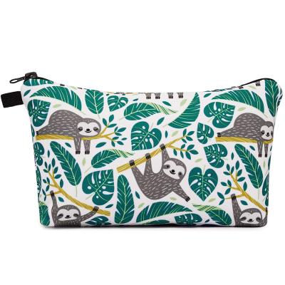 China Water Resistant PU Cosmetic Bag 11x5.5x8.5 inch Small Makeup Pouch Organizer for Women for sale
