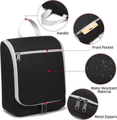 China Portable Hanging Toiletry Bag for Women Travel Makeup Organizer 0.1kg Lightweight for sale