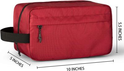 China Water Resistant Hanging Toiletry Bag for Men Travel Dopp Kit 0.1kg Custom Logo for sale