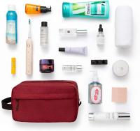 China Water Resistant Hanging Toiletry Bag for Men Travel Dopp Kit 0.1kg Custom Logo for sale